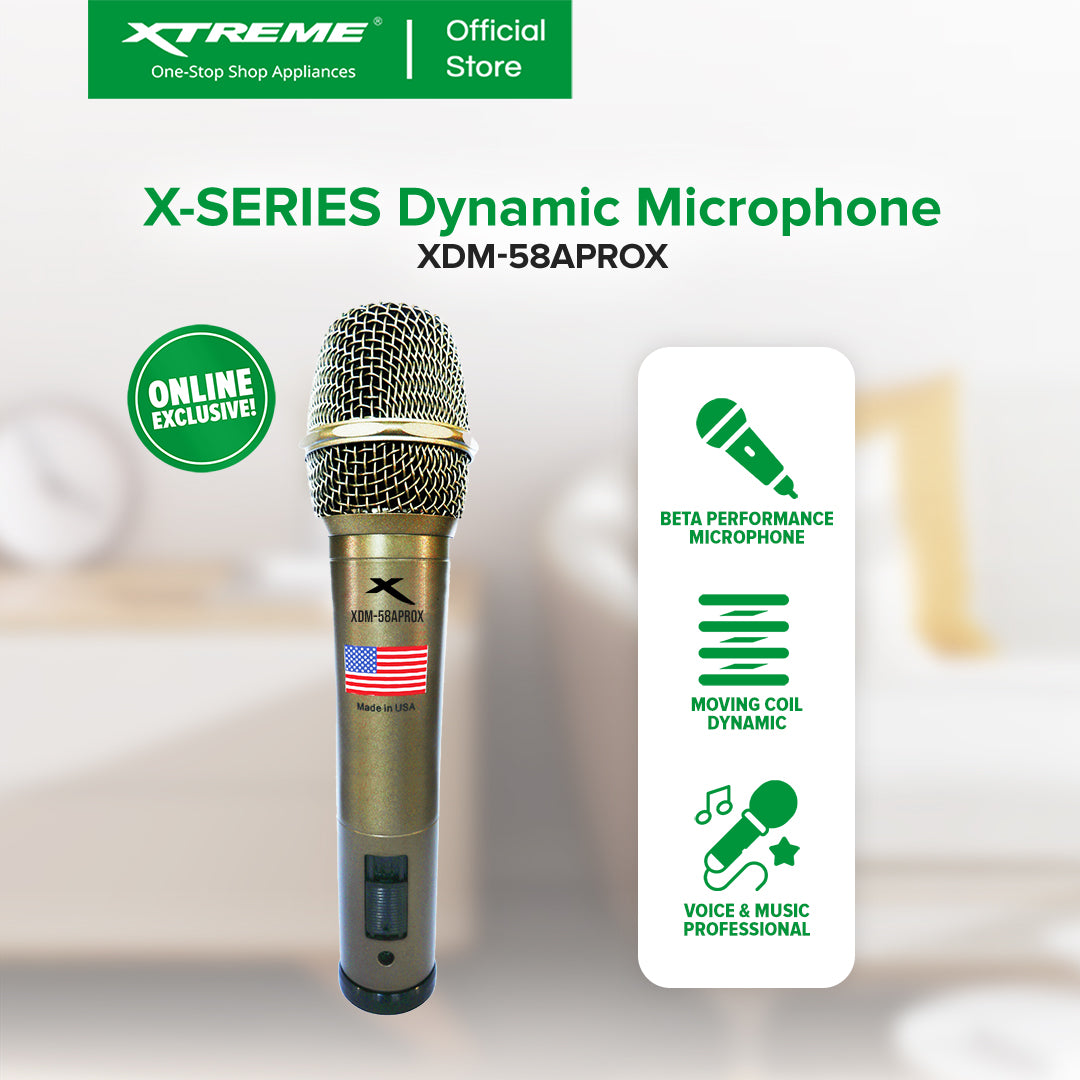 X-SERIES High End Dynamic 7.5M Wired Microphone | XDM-58APROX – XTREME ...