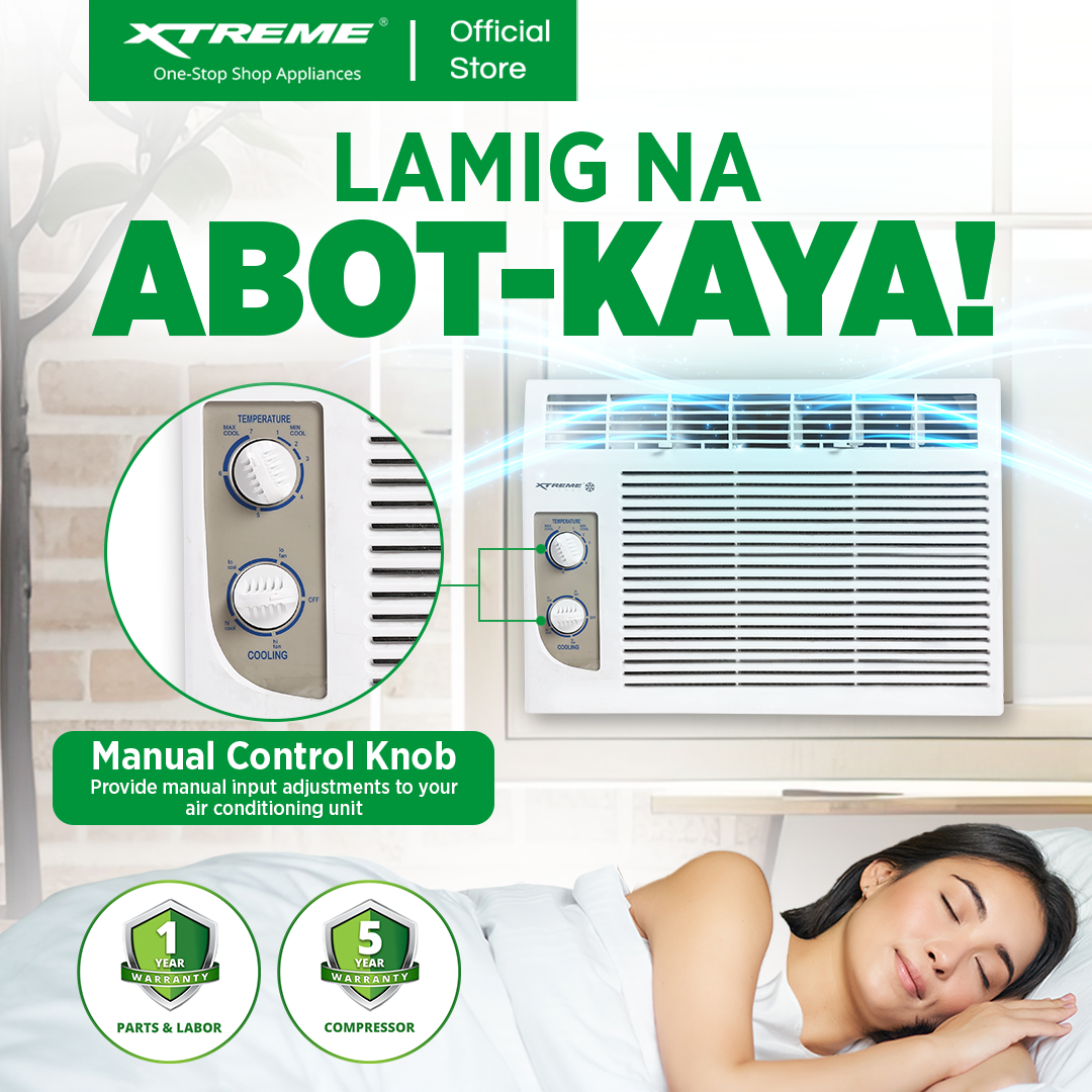 XTREME COOL 0.6HP Inverter-Grade Window Type Aircon (XACWT06) – XTREME Appliances