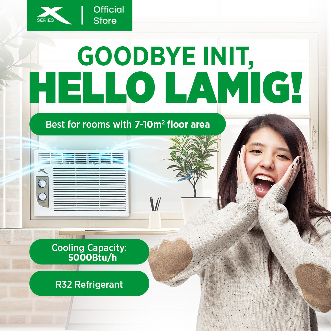 X-SERIES 0.5HP Inverter Grade Window Type Aircon with Silver Ion Filte – XTREME Appliances