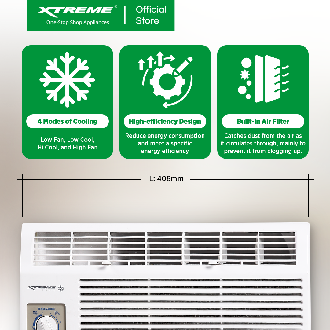 XTREME COOL 0.6HP Inverter-Grade Window Type Aircon (XACWT06) – XTREME ...